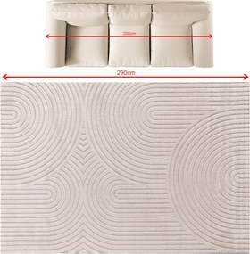 Koberec Lavia beige 200x290 cm