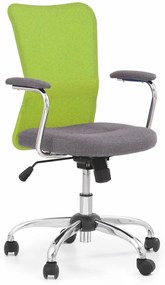 Otočná kancelářská židle s područkami Zelená SILVA