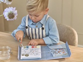Little Dutch Omalovánky s vodovkami a samolepkami Jim Doprava