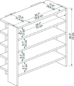 Botník Sergel Anthracite