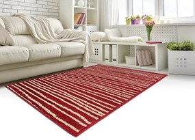 Koberce Breno Kusový koberec LOTTO 562/FM6R, Červená, 67 x 120 cm