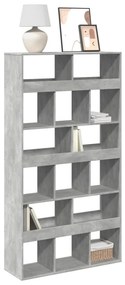 Knihovna betonově šedá 100 x 33 x 187,5 cm kompozitní dřevo 3309378