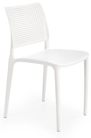 Stohovatelná zahradní židle K514 bílá
