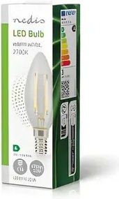 Nedis LED žárovka E14 / Svíčka / 2,2 W / 470 lm / 2700 K / Teplá bílá