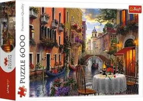 Trefl - Puzzle - Romantická večeře / 6000 dílků / 136 x 96 cm / věk 14