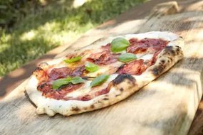 Cozze Premium šedo-černá / Pec na pizzu / elektrická / otočný kámen /