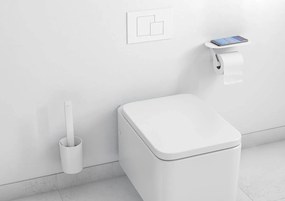Hansgrohe WallStoris, sada pro WC, bílá matná, HAN-27969700