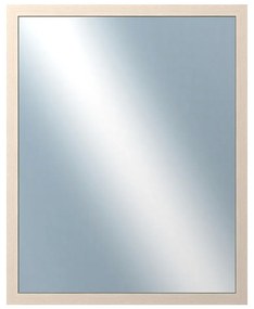 DANTIK - Zarámované zrcadlo - rozměr s rámem cca 80x100 cm z lišty 4020 bílá prodřená (2766)