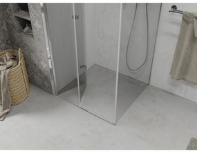 Mexen Lima skládací sprchový kout 100 x 100 cm, Průhledné, Chromovaná - 856-100-100-01-00