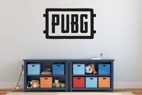 Lepy.cz Samolepka na zeď PUBG Velikost (šířka x výška): 50x29cm, Barevná varianta: Bílá