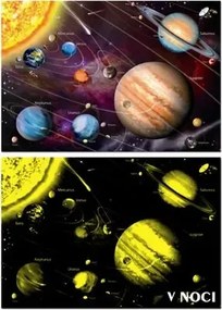 EDUCA Svítící puzzle Sluneční soustava / 1000 dílků / od 14 let