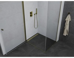 Mexen Pretoria sprchový kout 70x90cm, 6mm sklo, zlatý profil-čiré sklo, 852-070-090-50-00