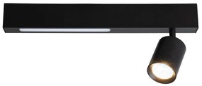 Stropní svítidlo Magnet, 1x černé kovové stínítko + 1x LED 5W, b