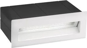 NV 726405 Venkovní zapuštěné svítidlo do zdi KRYPTON bílý hliník LED 3W 3000K 220-240V 17st. IP54 - NOVA LUCE