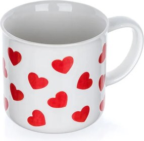 Sada keramických hrnků RED HEARTS 350 ml 2 ks