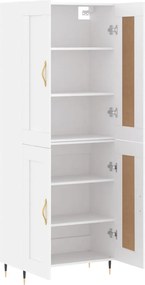 Skříň highboard bílá 69,5 x 34 x 180 cm kompozitní dřevo 3199665