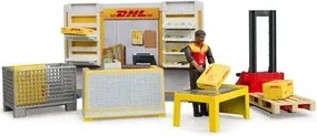 Bruder 62251 Bworld - DHL obchod s ručním paletovým vozíkem / 1:16 / o
