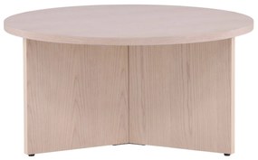 Konferenční stolek Saltö, smetanový, ⌀65
