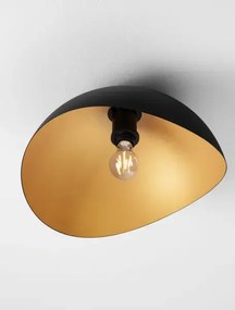 LED černo-zlaté designové stropní svítidlo Opsi 40