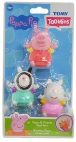 Toomies Prasátko Peppa Pig s kamarády - stříkající hračky do vody