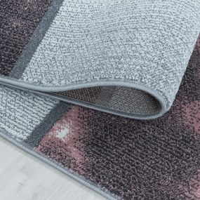 Ayyildiz, Kusový koberec Ottawa 4201 rose, 80x250, růžová, chodba / předsíň