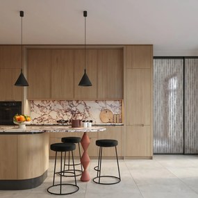 Sollux Lighting Závěsné svítidlo NOX 25 černé