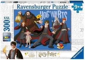 Puzzle ravensburger puzzle 133659 harry potter a čarodějové 300 dílků