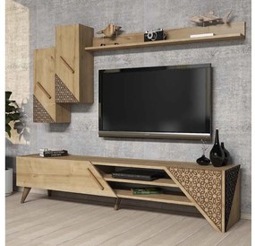 Designová TV sestava Gianna vzor dub