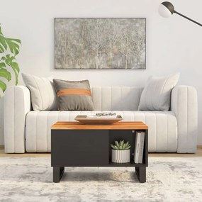Konferenční stolek 60 x 50 x 35 cm masivní akáciové dřevo - Default Title