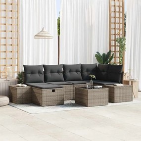 Set pohovek 7 ks polyratan 3360720