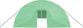 Skleník s ocelovým rámem zelený 108 m² 18 x 6 x 2,85 m 3188112