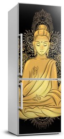 Wallmuralia Nálepka fototapeta lednička Budha a mandala 60x180 cm
