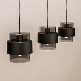 Závěsné svítidlo Retro 70er Line 110 Black