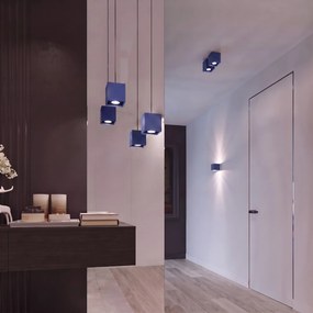 Sollux Lighting Stropní svítidlo QUAD 1 ultramarín