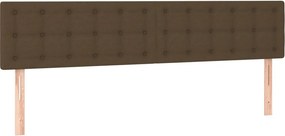 Box spring postel s matrací tmavě hnědá 180x200 cm textil 3140956
