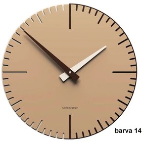 Designové hodiny 10-025 CalleaDesign Exacto 36cm (více barevných variant) Barva vínová červená-65 - RAL3003