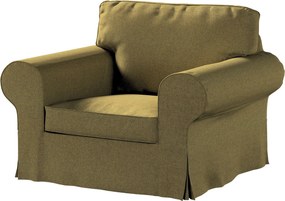 Potah na křeslo IKEA Ektorp barva zelená látka pletený vzor