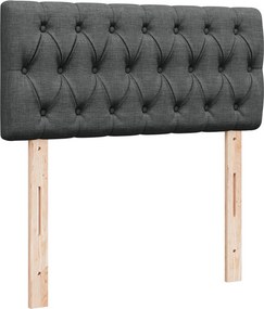 Box spring postel s matrací tmavě šedá 80 x 200 cm textil 3285723