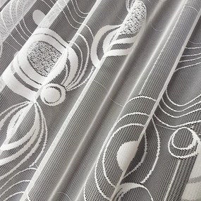 Vitrážová žakárová záclona 7463 - výška 90 cm , metráž