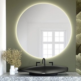Baltica Design Bright zrcadlo 100x100 cm kulatý s osvětlením 5904107912684