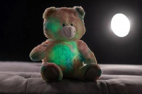 Teddies Plyšový duhový medvěd Snílek na baterie vydávající zvuk