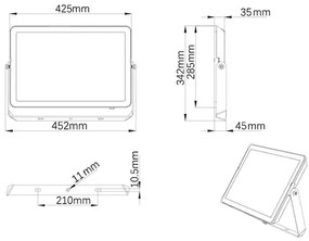 Philips - LED Venkovní reflektor PROJECTLINE LED/200W/230V IP65 3000K