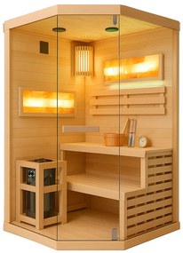 BPS-koupelny Finská sauna Relax HYD-6192 120x120, 2 osoby