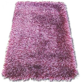 Luxusní kusový koberec Shaggy Love švestkový 250x350cm