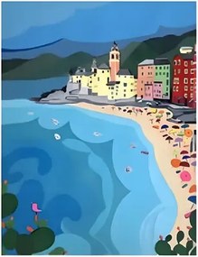 NORIMPEX Malování podle čísel Městská pláž / 40x50 cm