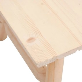 Konferenční stolek 90 x 50 x 41 cm masivní smrkové dřevo - Default Title