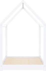 Rám dětské postele bílý masivní borové dřevo 90 x 200 cm 283351