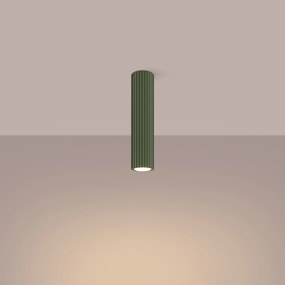 Sollux Lighting Stropní svítidlo KARBON 30 olivově zelené