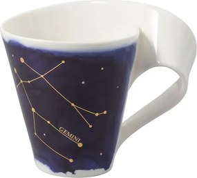 Villeroy&Boch Villeroy & Boch NewWave Stars hrnek s uchem Blíženci, 13 × 9,5 × 11,3 cm, 240 ml