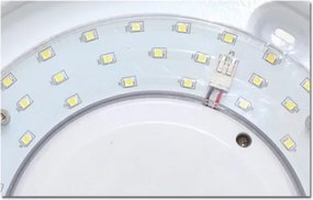 Stropní a nástěnné svítidlo Ecolite VICTOR LED B W131/LED/B-4100 18W IP44
